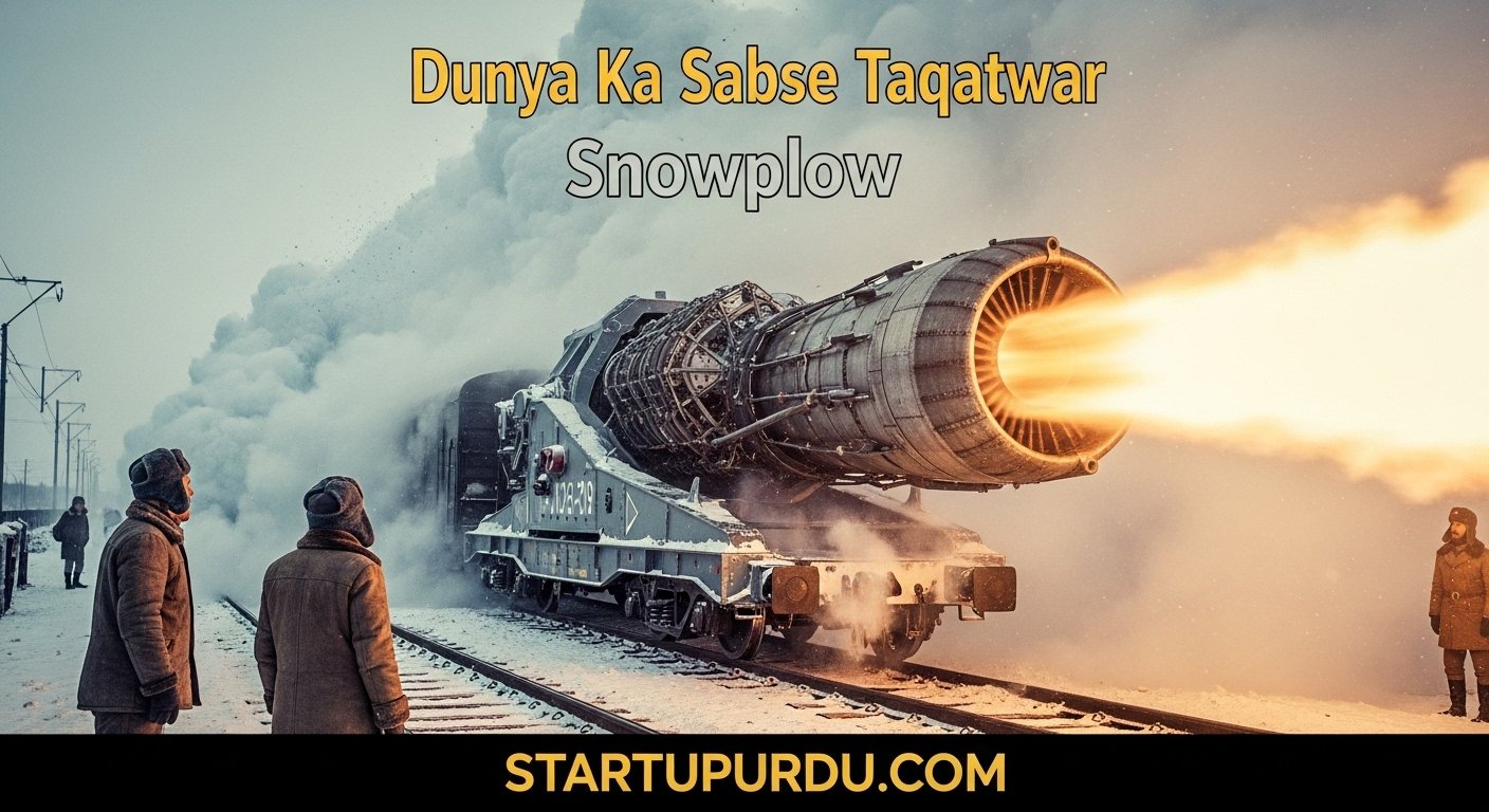 Dunya Ka Sabse Taqatwar Snowplow? Jab Train Par Fighter Jet Laga Diya ...